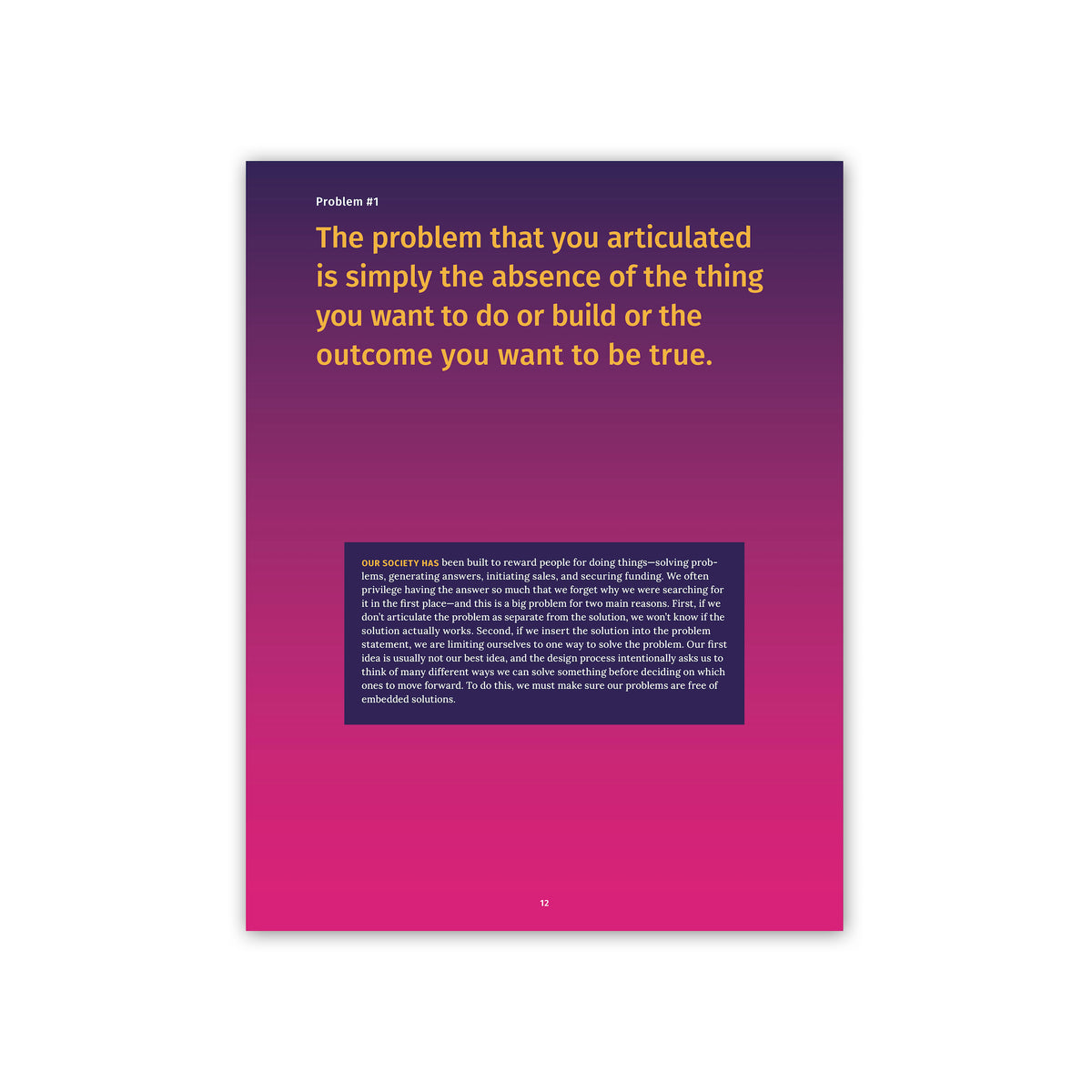 The Problem with Problems Workbook: A Guide for Using Problem Definiti ...